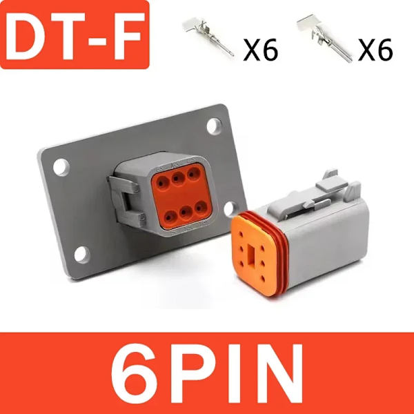 Multi-Series DEUTSCH Kontaktdonsats (DT/DTM/DTP/DTF) | IP68 Vattentät Kontakt 2-12Pin med ...
