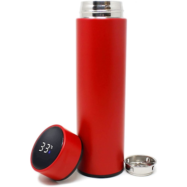 JUSCH Isolerad Vattenflaska Kaffe Te Resemugg Termos Vattenflaska Med ...