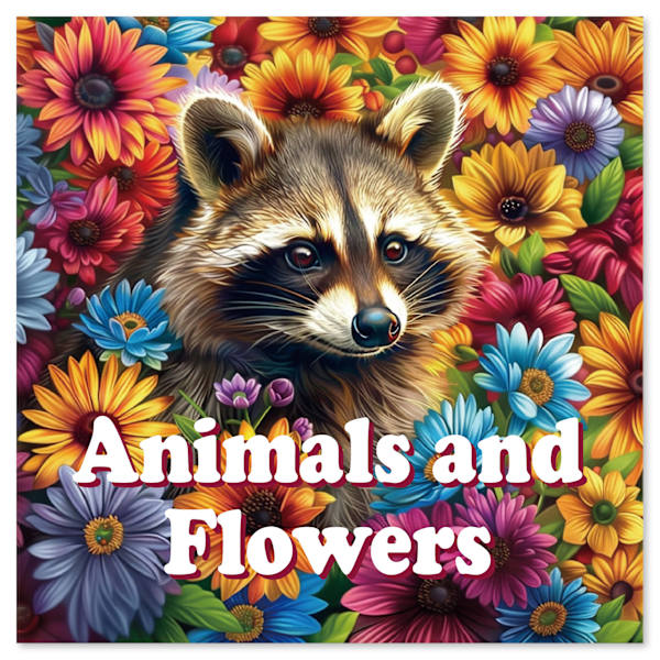 Mandala Dyre Malebog for Voksne | 24 Akvarel Kunstsider]Dyr og Blomster ...