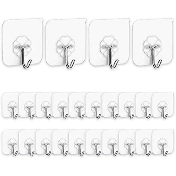 Självhäftande Krokar Köksväggkrokar - 10 Pack Tunga Spikfria Klibbiga ...