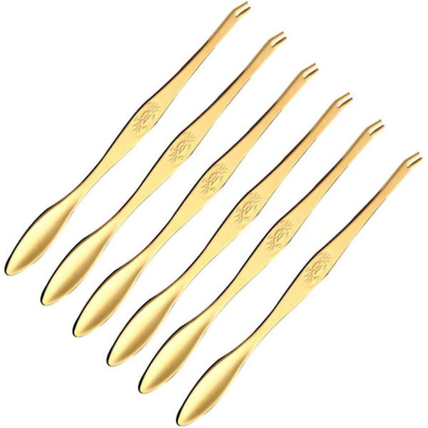 Rustfri Stål Seafood Gaffel Hummer Krabbe Gaffel, Krabbe Nål Krabbe Klo ...