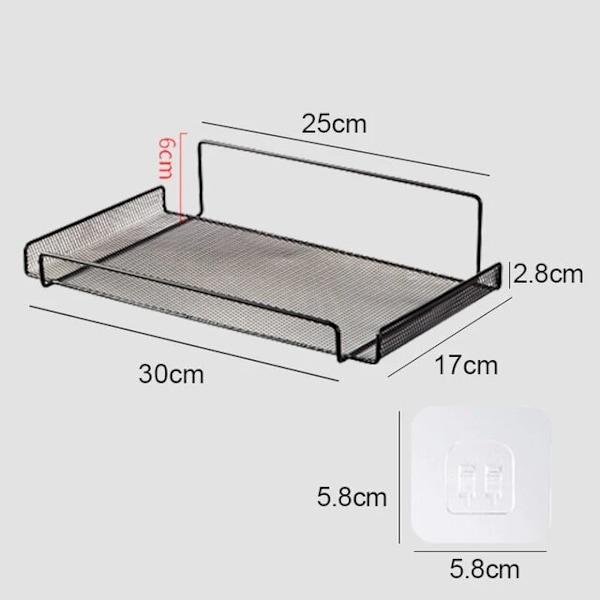 Väggmonterad routerhållare TV Set-Top Box-hållare Metall Router ...