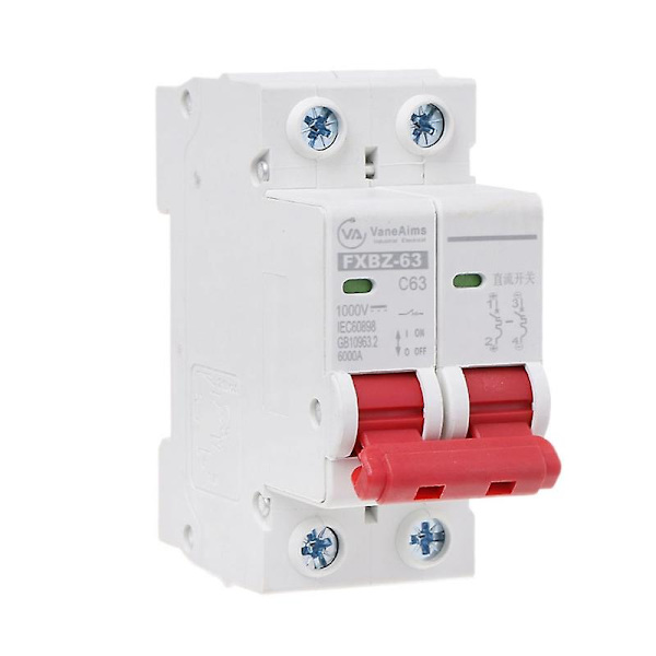 2p DC 1000v Solar Mini Circuit Breaker 10a/16a/32a/50a/63a DC Photovoltaic Mcb | Fyndiq