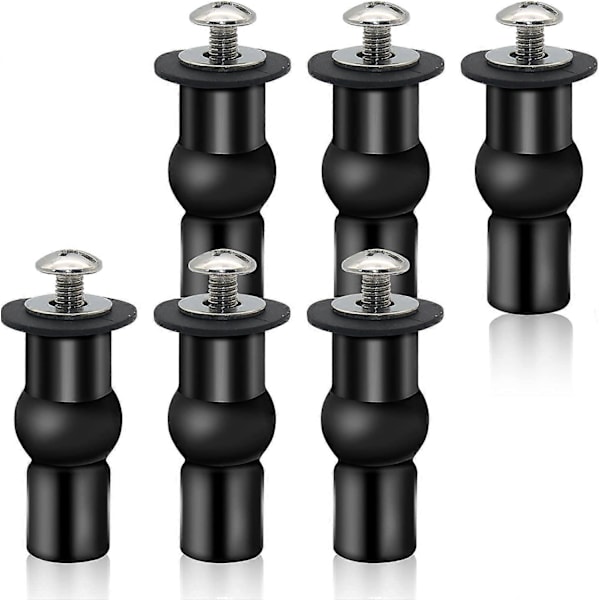 Toalettsitsskruvar, 6-pack Toalettsitsbeslag Universal Toalettsitsar ...