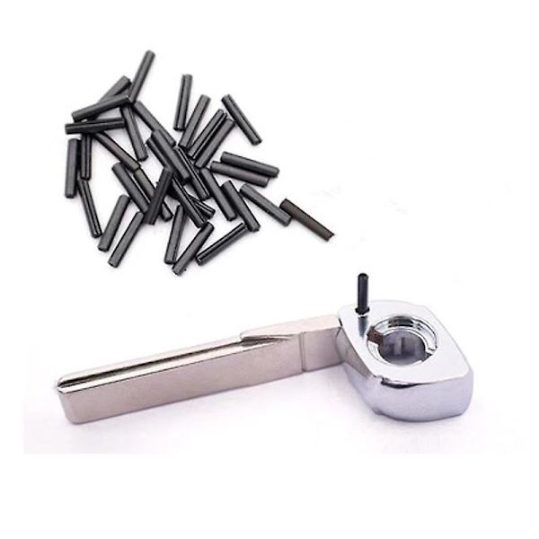 100 stk 1,6 mm pinner for Keydiy Vvdi bilnøkkelblad låsepinne bolt ...