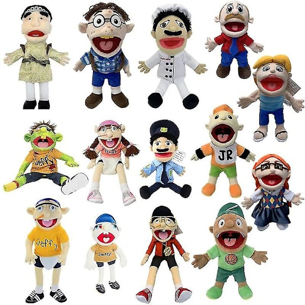 DB 2023 60cm Jeffy Puppet Doll Jeffy Hand Puppet Sml Jeffy Puppet ...