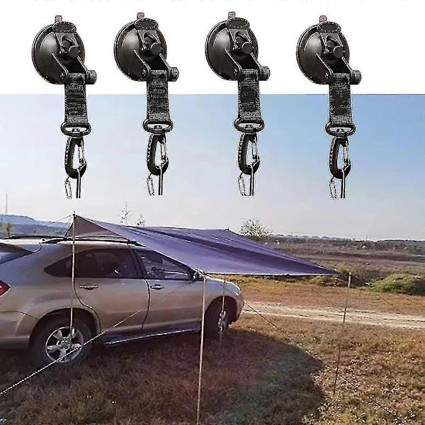 4-pack Bilsugkoppspänne Hushåll Utomhus Resa Portabel | Fyndiq