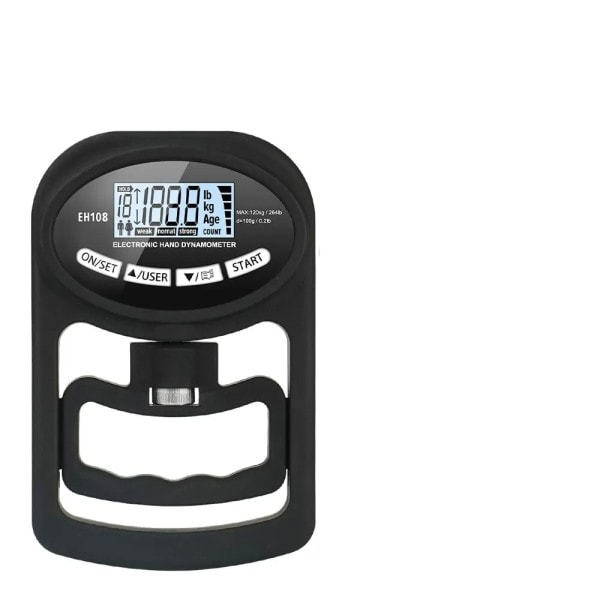 Grip Strength Tester 265Lbs/120Kg Digital Hand Dynamometer Grip ...