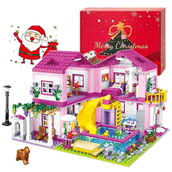 Vänner Stad Hus Sommar Semester Villa Slott Byggnad Klossar Set Figurer ...