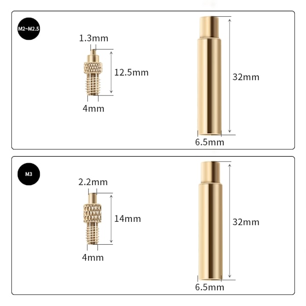 Lämmitys Sisäke Mutteri Rauta Kärki M2 M3 M4 M5 M6 M8 messinki kierre ...