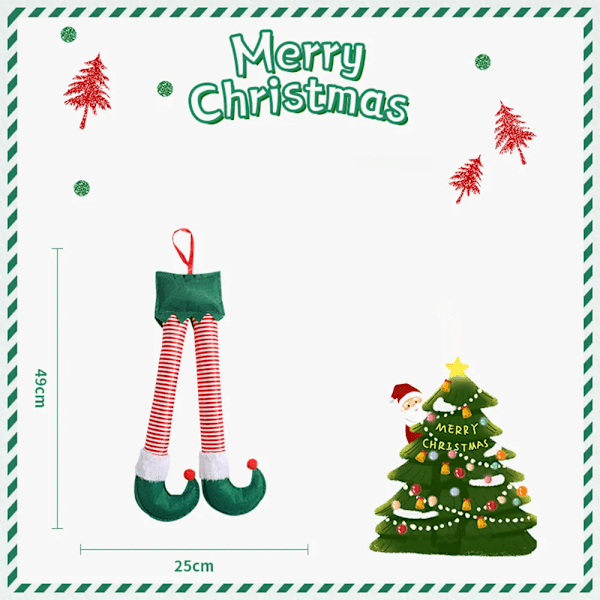 Jul nisse nisse ben bil tilbehør jule pynt til hjem jule træ vedhæng ...