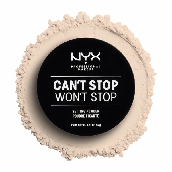 NYX PROF. MAKEUP Can't Stop Won't Stop Setting Powder - Light ... NYX PROF. MAKEUP Can't Stop Won't Stop Setting Powder - Light ...