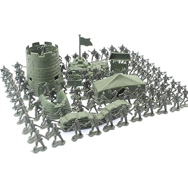 Militärfigurer och tillbehör Armémän Playset Militärvapen Soldat ...
