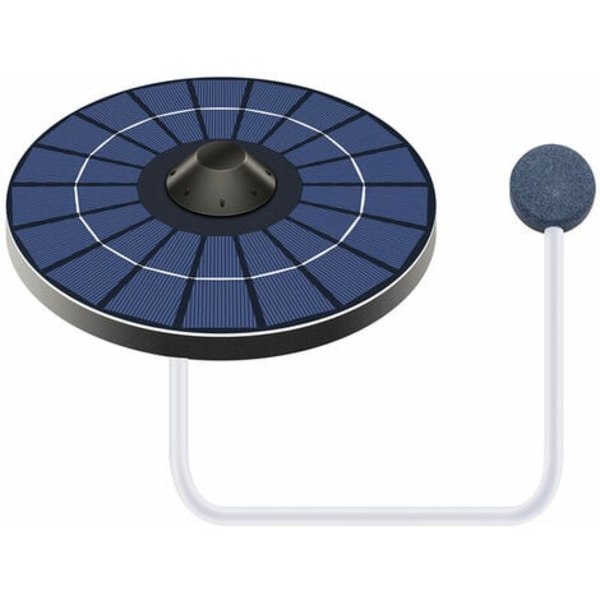 Solcellsdriven Syrepump för Damm med Luftslang och Bubbelsten Fiskedamm ...