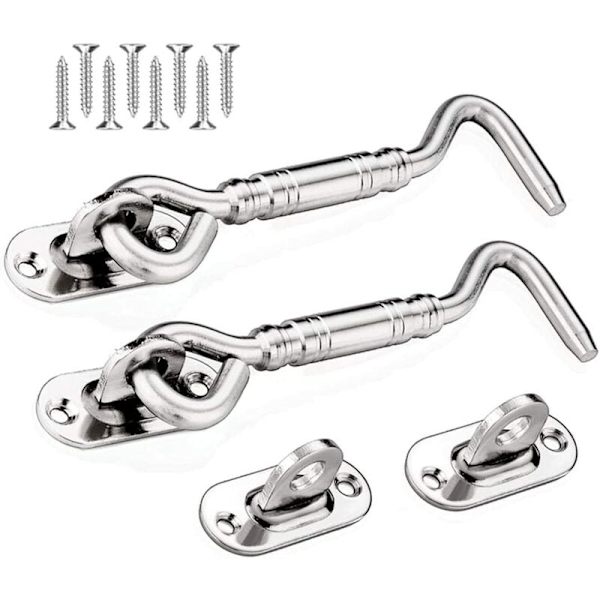 bitar 4 tum 10 centimeter per kartong 24 fönsterkrokar i rena rostfria ...