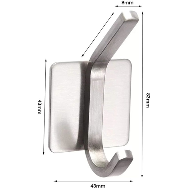 Selvklæbende kroge Håndklædekroge Kraftige vægkroge Vandtætte Dørkroge ...