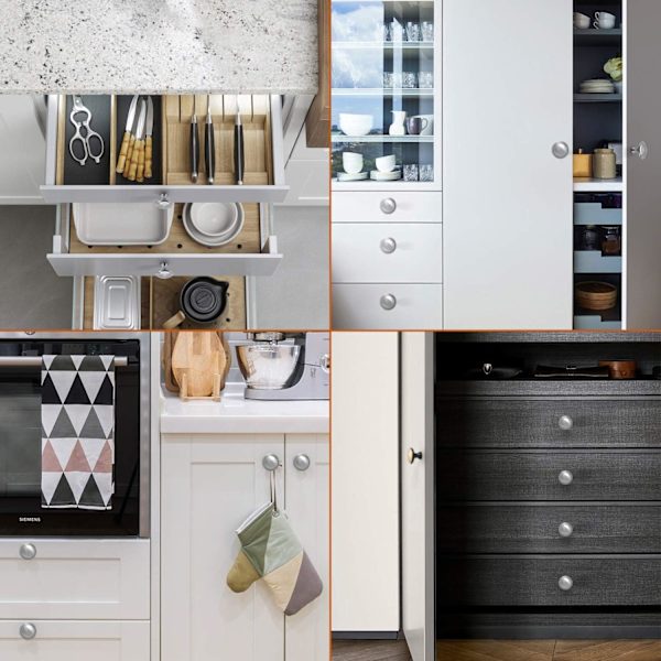 12 kpl pyöreitä kaapin oven vedintä, sienimuotoisia vetolaatikoita ...