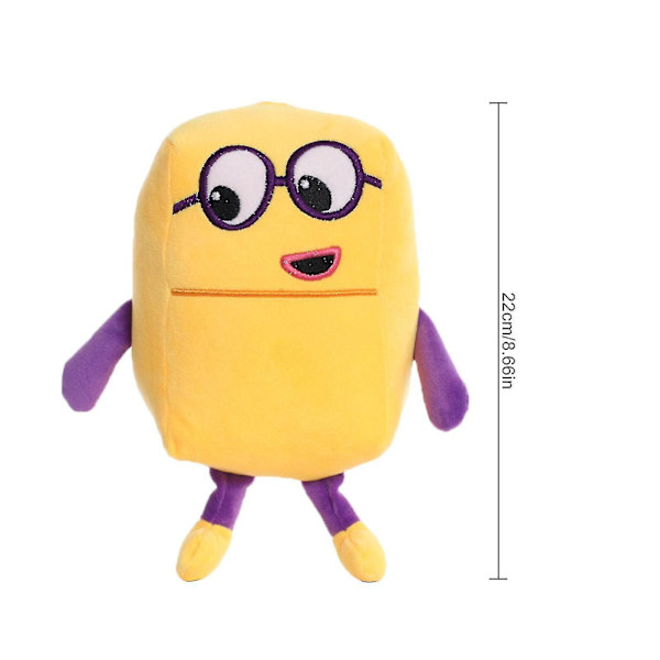 Numberblocks Plyschleksaker, 1-10 Antal Muffinsleksaker Anime Numbers ...