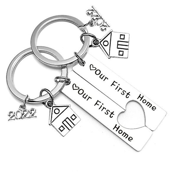 1 par Vårt första hemnyckelring 2022 Inflyttningspresent till ny ...