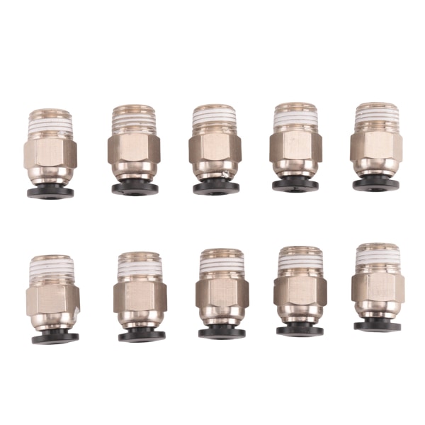 Pakke med 10 stk 3D-skriver Pefe Push Tube Bowden Fitting Connector Pc4 ...
