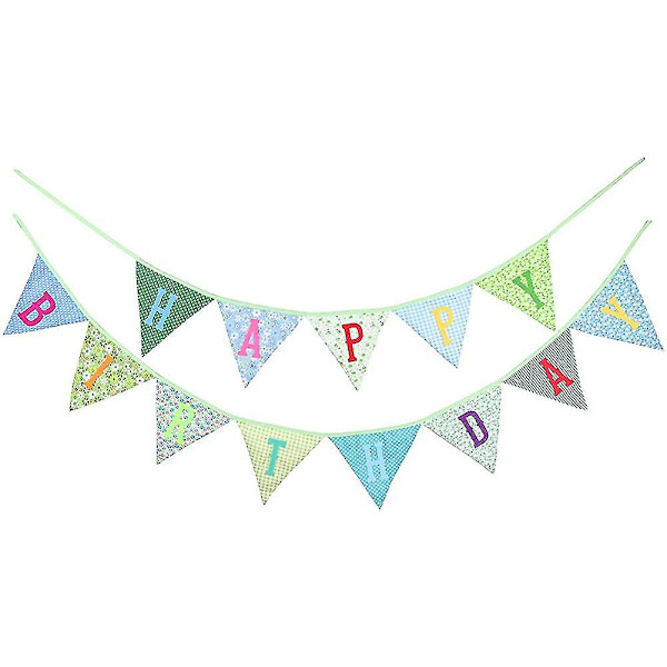 Barnkalasbanderoll Vimplar Vimpel Happy Birthday Festdekoration | Fyndiq