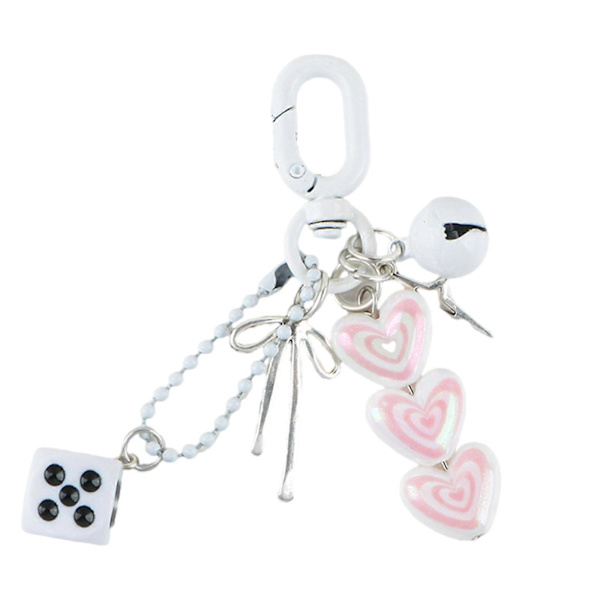 Söpö Sydän Avaimenperä, Laukku Korut, Nopat Sydän Avaimenperä ...