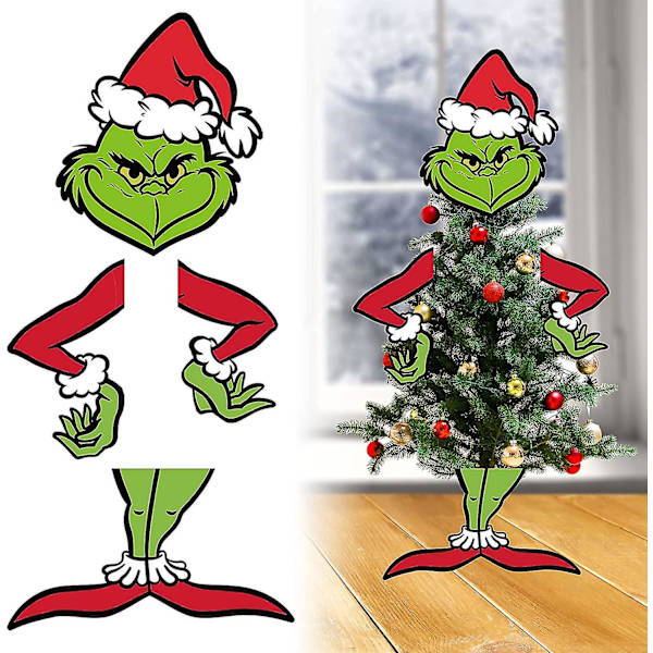 Grinch-julepynt til juletræ, Grinch-juletræspynt, Grinch-julepynt til ...