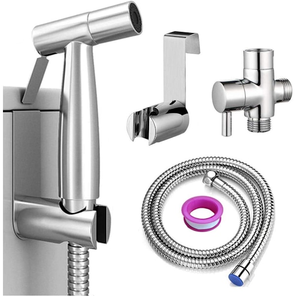 Handhållen bidéslang för toalett, spraymunstycke med slang för ...