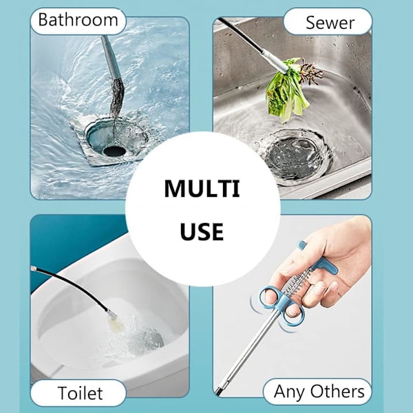 Avloppsrengöringskrok Avloppshinderborttagare Avloppsslang Grepp ...