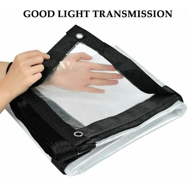 Transparent presenning 1,5x2 meter, ekstra kraftig presenning ...