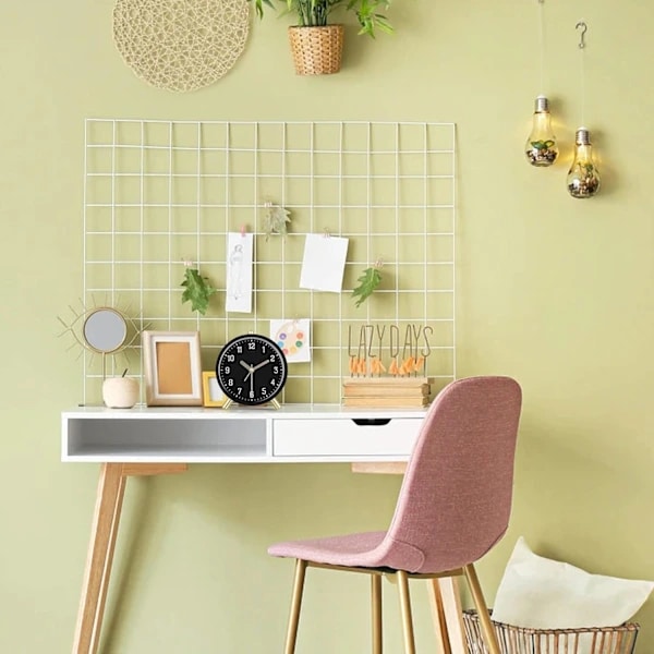 Klassisk tyst analog väckarklocka, svart metall, modern väckarklocka ...