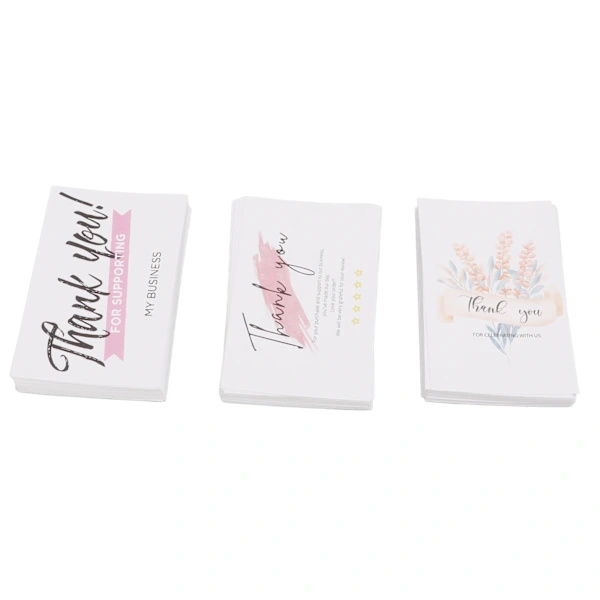 90 st Blanka vykort Klara mönster Glansig yta Vit kartong för ...