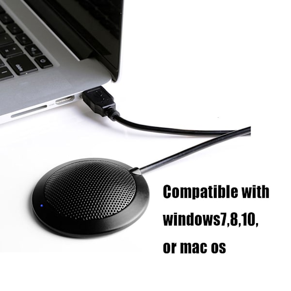 Kondensator USB mikrofon Desktop 360 grader Pickup Game Voice Plug and ...