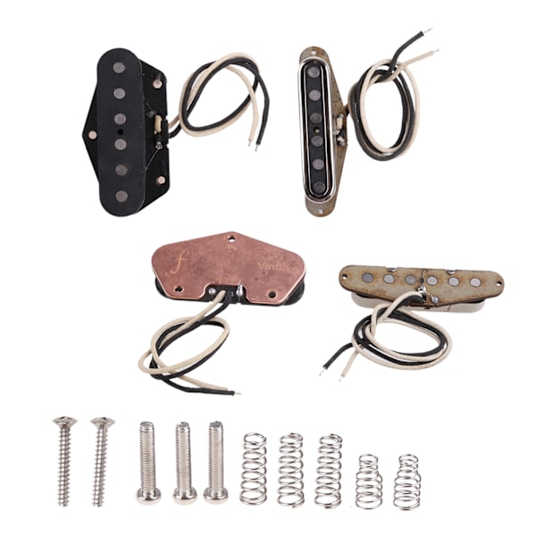 Akustisk gitarr Ljud Hål Pickup Pre-wired Pickup Set Up Pots Knoppar ...