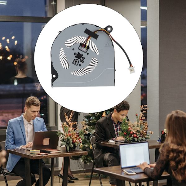 Laptop kylfläkt 5V 0,5A 4Pin CPU-kylare för Acer Predator Helios 300 ...