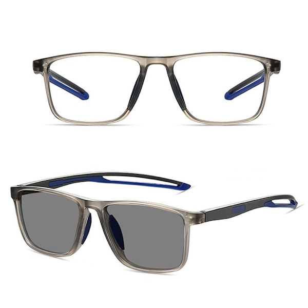 Anti-Blue Light lukulasit Neliönmuotoiset silmälasit MUSTA Black ...