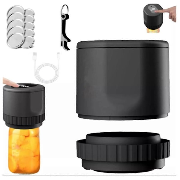 Mason Genie Vakuumforsegler, bredmundet og almindelig mundet ...