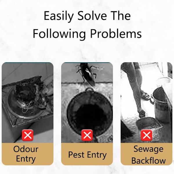 Icke-returplugg för duschgolvbrunn - Icke-returplugg - Luktsäker plugg ...