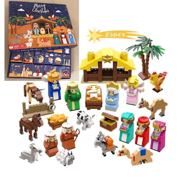 Blindbox med olika tecknade älvor Mario party-leksaker ST-22 building ...