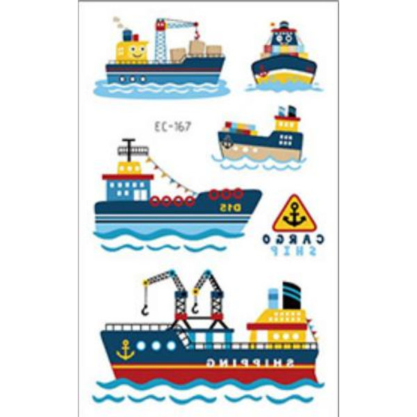 Veneet 36 kpl lastentatuointi tatuointi laiva alus | 10 | Fyndiq