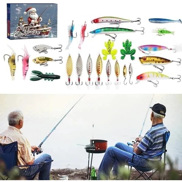 Fiskekalender 2025 Adventskalender - 24-dagers Julekalender med ...