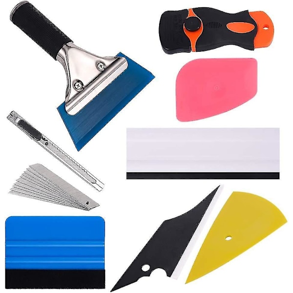 Window Tint Tools Kit, 9 Pcs Protective Film Car Vinyl Wrapping Tint ...