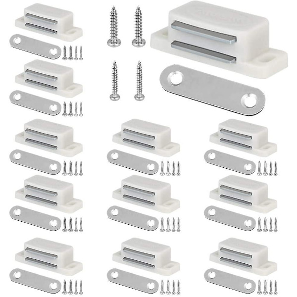 12 Pcs Magnetic Cabinet Door Catch Heavy Duty Magnet Cabinet Latches ...