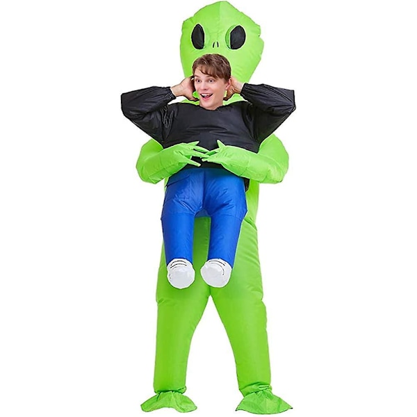 Inflatable Alien Costume For Adult Funny Alien Kidnapping Halloween ...