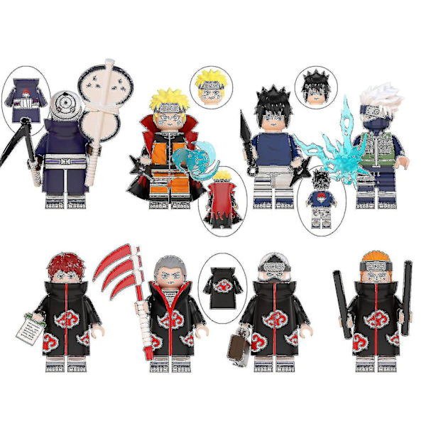 Naruto Building Blocks Toy Japan Anime Figure Confrontation Team | Fyndiq