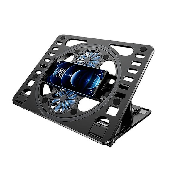 New Height Adjustable Laptop Cooling Stand Riser With 2 Cooling Fans ...
