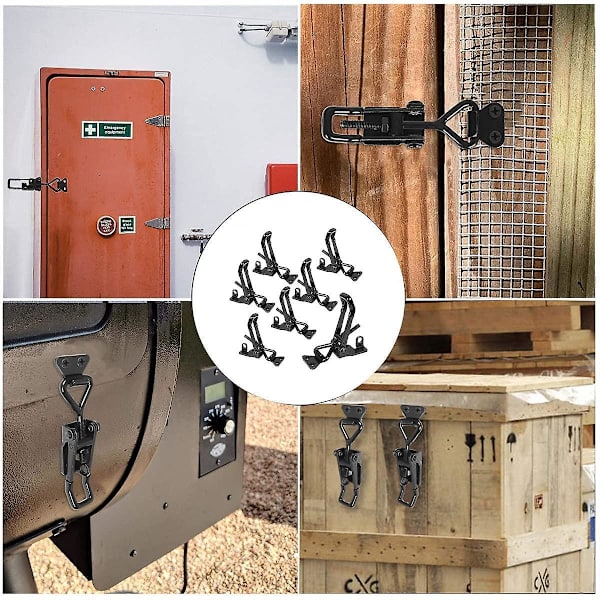 Tension Lock, 7 Pieces, Adjustable Toggle Clamp, Lever Lock, Quick ...