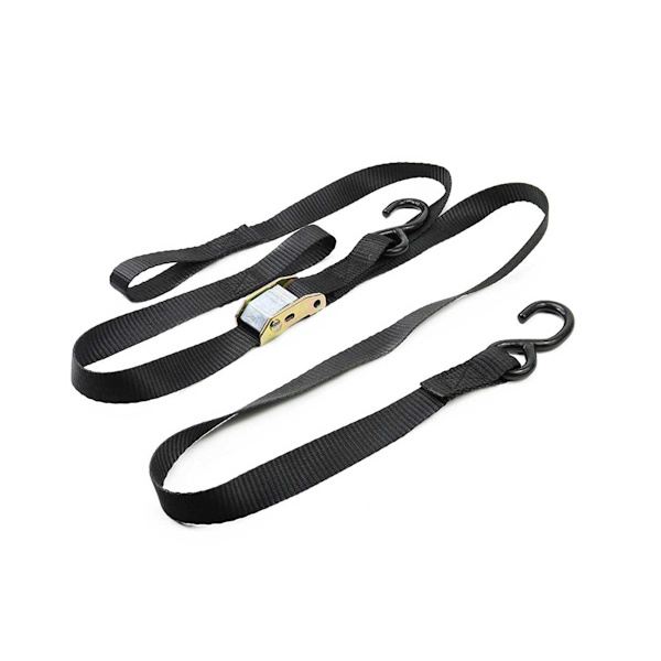Svart Spännband 2-Pack - 1.8m Motorcykel Spännband med S-Krokar för ...