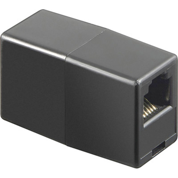 Network connector 8P/8C RJ45, black | Fyndiq