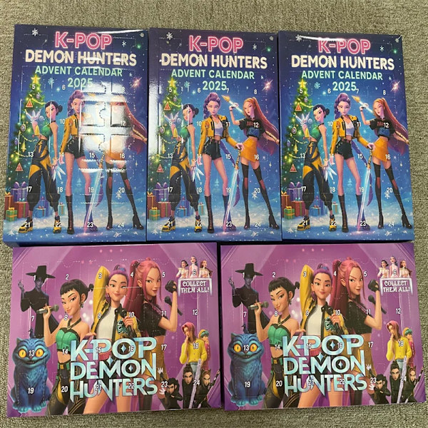 Kpop Demon Hunters Julekalender K Pop Demon Hunters Rumi Mira Zoey ...